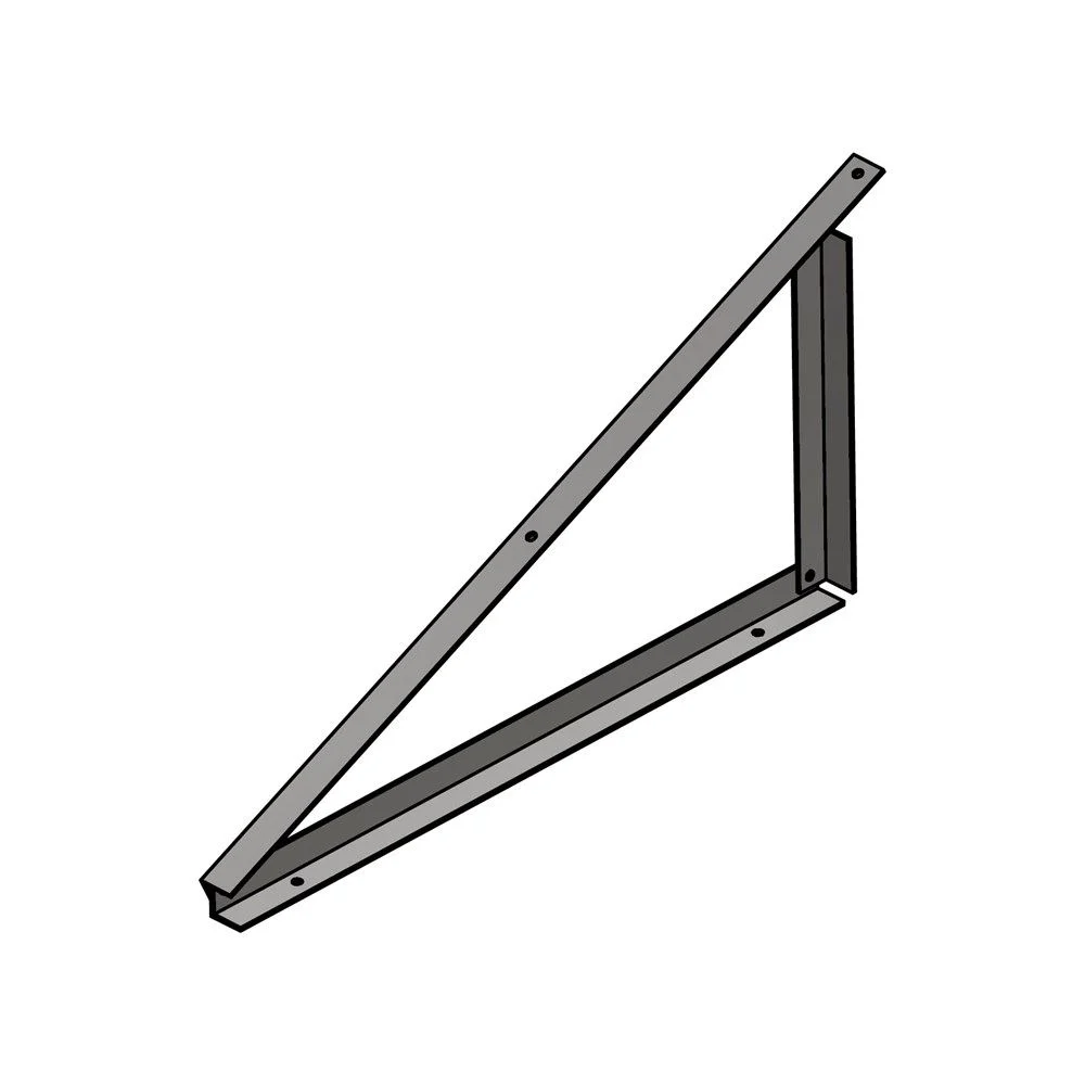 EMS Horizontal triangle 25 degrees, 40x40x4 (mm) - Panele-Sloneczne.com ...